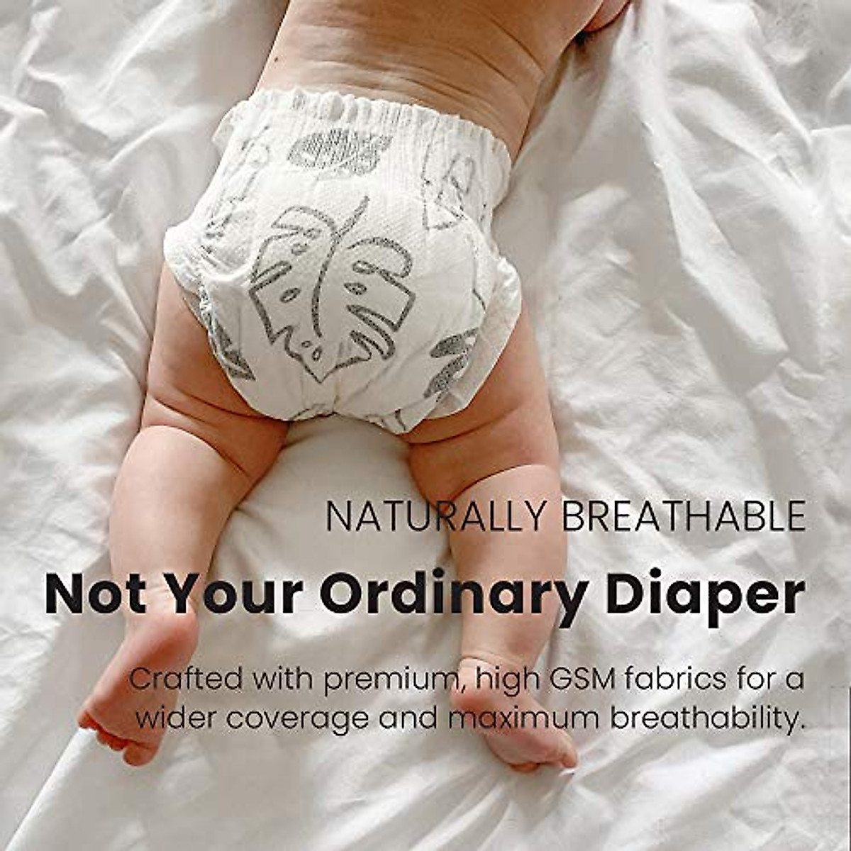 PARASOL Clear+Dry Disposable Diapers | RashShield Protection, Leakproof Design, Hypoallergenic Diaper Set | Size 4 (20-37 lbs) 108 Count