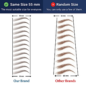 Bliss and Beyond USA | Microblading & Shading Tattoo | A combination of hair stoke and powdered brows | Non-toxic | Vegan friendly (Dramatic Las Vegas, Brown)