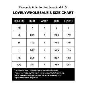 LovelyWholesale Women's Sexy 2 in1 Cut Out Crop Top Cap Sleeve Slim Fit T Shirts Black Medium