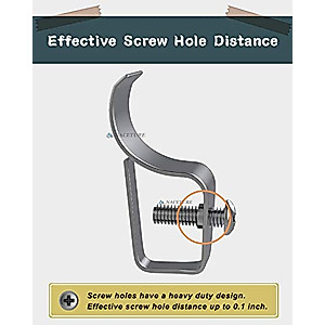 NACETURE Vinyl Siding Hooks Hanger - 20 Pack and Vinyl Siding Screw Hanger 6 Pack - Heavy Duty Stainless No-Hole Needed Vinyl Siding Clips for Hanging- Vinyl Siding Hooks for Outdoor Decorations