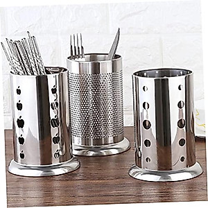 DOITOOL cooking utensil holder kitchen utensil holder stainless utensil holder flatware organizers flatware drying chopsticks holder utensil drying Stainless steel tableware Kitchenware