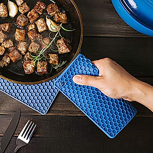 BTaT- Trivets for Hot Pots and Pans, 2 Pack, Trivets, Silicone Trivet, Hot Plate Holder, Trivets for Hot Dishes, Hot Pot Holder, Silicone Trivet Mat, Silicone Trivets, Trivet Set