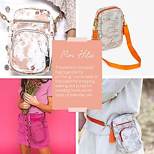 JuJuBe | Mini Helix Small Crossbody Bag with Multiple Pockets For Moms or Teens, Includes Adjustable Strap, for Travel & other Essentials