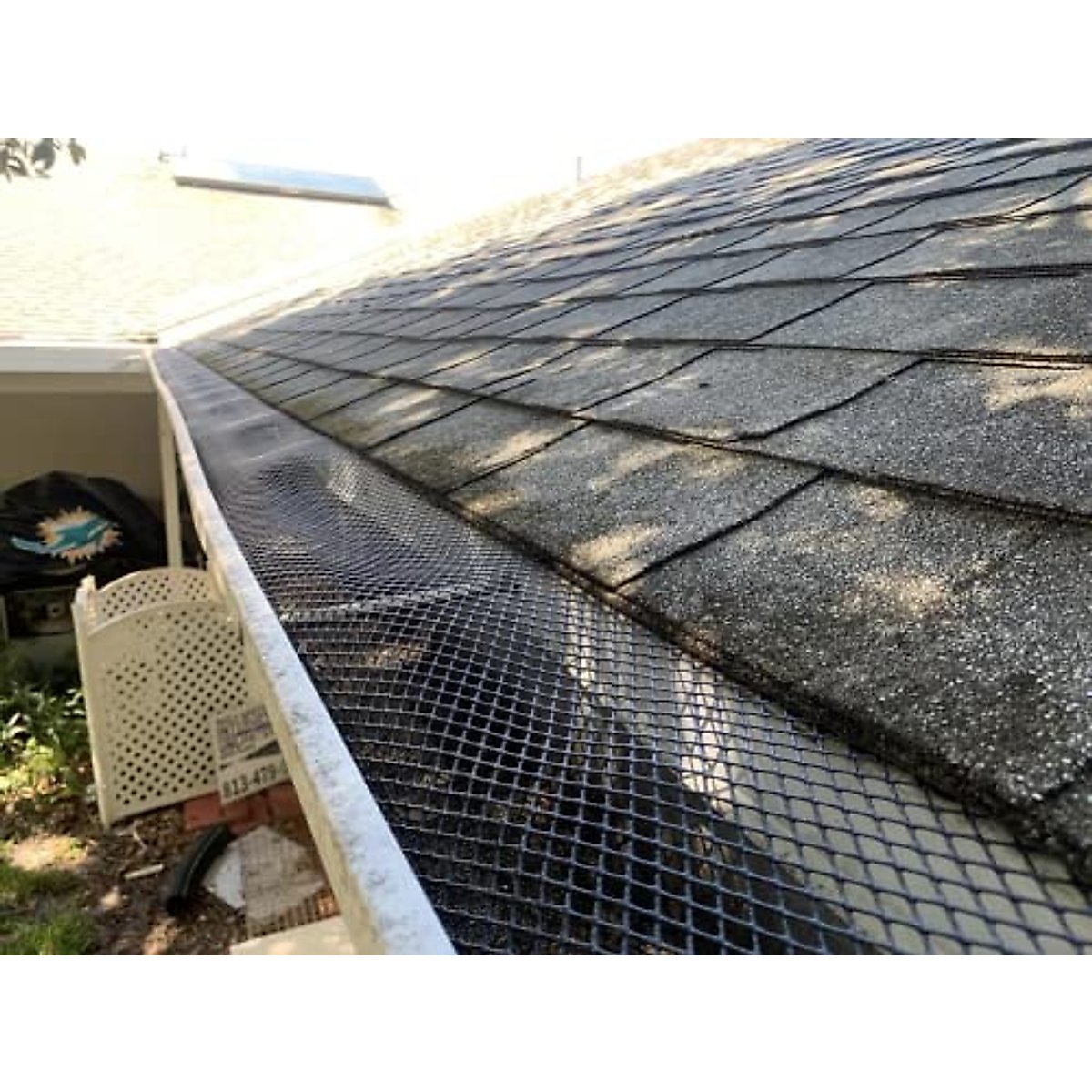 Rocky Mountain Goods 6” Gutter Guard Mesh - 20 Foot Leaf Guard Protects from Branches, Leaves, Debris - Easy Cut with Scissors to Custom Lengths - Easy Install - Does Not Rust