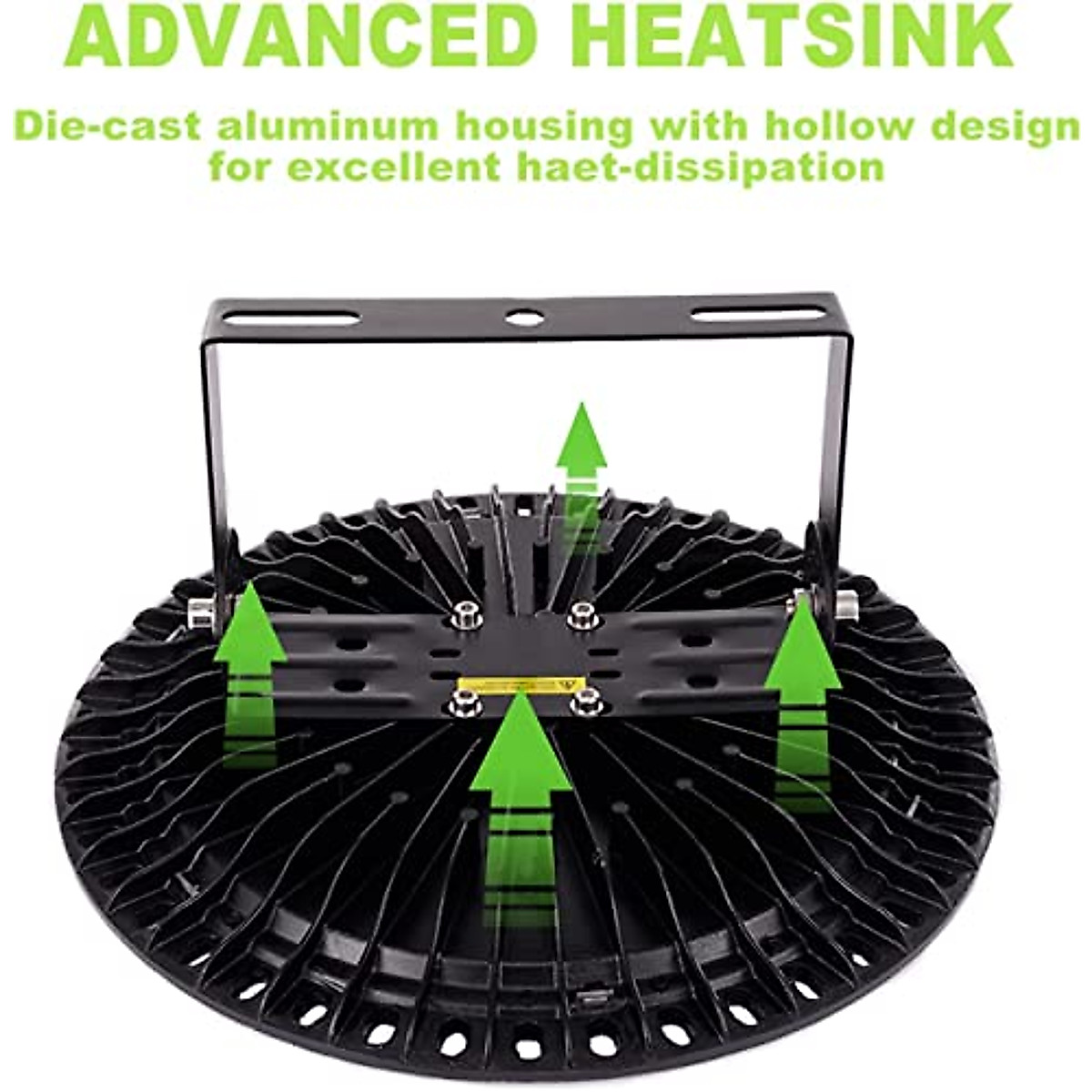 Sararoom 10Packs 100W 110V UFO LED High Bay Light, LED Warehouse Light 10000 Lumen 6500K Daylight White LED Shop Light Commercial Bay Lighting for Factory Garage Workshop