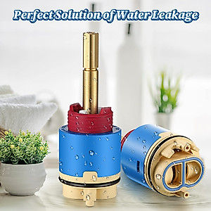 Dreyoo Replacement for 10670 Shower Cartridge Compatible with Aquasource/Glacier Bay, Single Handle Shower Faucet Cartridge Replacement for Hl-40 for Hot Cold Water Shower/Tub Faucet Shower Cartridge