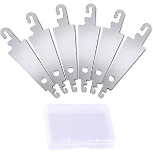 60pcs Stainless Steel Needle Threader Embroidery Cross Stitch Needle-Threading Sewing Needlework DIY Tool for Large Eye Needles