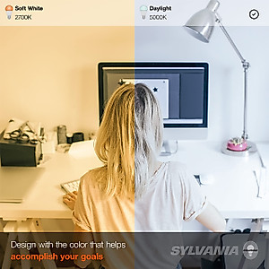 SYLVANIA CFL T2 Twist Light Bulb, 60W Equivalent, Efficient 13W, 800 Lumens, 6500K, Daylight - 3 Pack (26378)