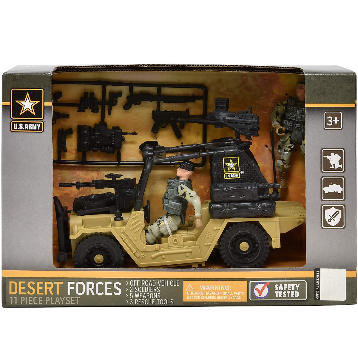 US Army Desert Forces 11 Piece Set