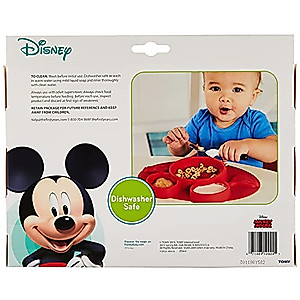 The First Years Disney Mickey Mouse Silicone Place-mat, Red (Pack of 3)