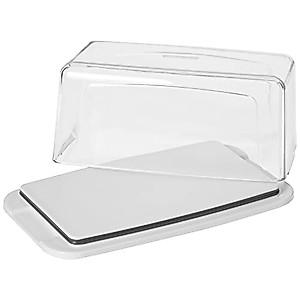 Progressive International Cheese ProKeeper BPA-Free Plastic Meal Holder, 8.75 in L x 3.6 in H x 4.75 in D, Ideal for Maintaining Fridge Organization