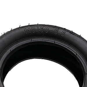 New Olym 90/65-6.5 110/50-6.5" Motorcycle Dirt Bike Front Rear Tire and Inner Tube for 49cc Lucky 7 Cag MTA1 MTA2 GP-RSR X-Treme MotoTec Fit Heavy Duty Mini Dirt Bike Parts 2 Pack