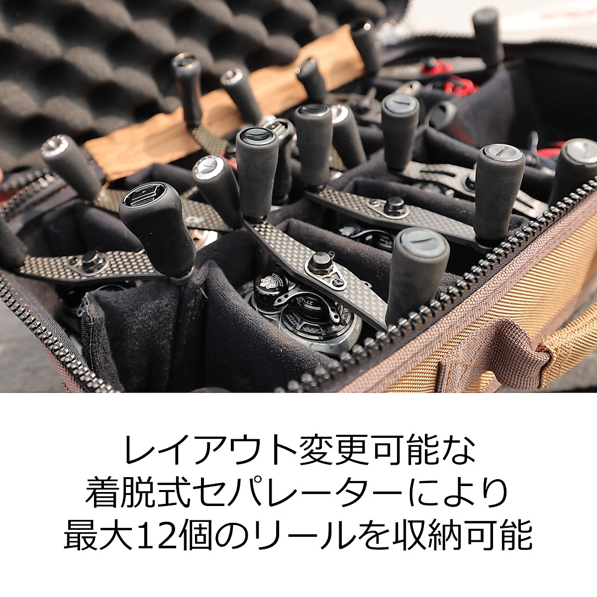 Plano Molding Guide Series Reel Locker | Revolutionary Molded top and Bottom for Extra Rigidity to Keep Expensive reels Protected, Brown/Black, One Size