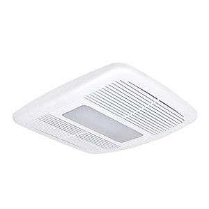 breez Delta Electronics RAD80LED BreezRadiance 80 CFM Bathroom Exhaust Fan LED Dimmable Light with Heater