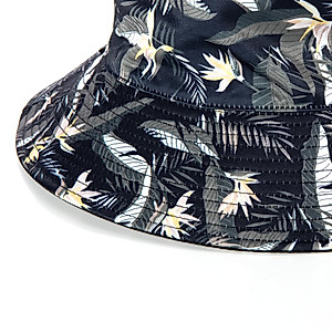 Oversize XXL Bucket Hat Reversible Extra Large Sun Hat Big Head Wide Brim Fishing Hat for Men Women Black-Dark Blue