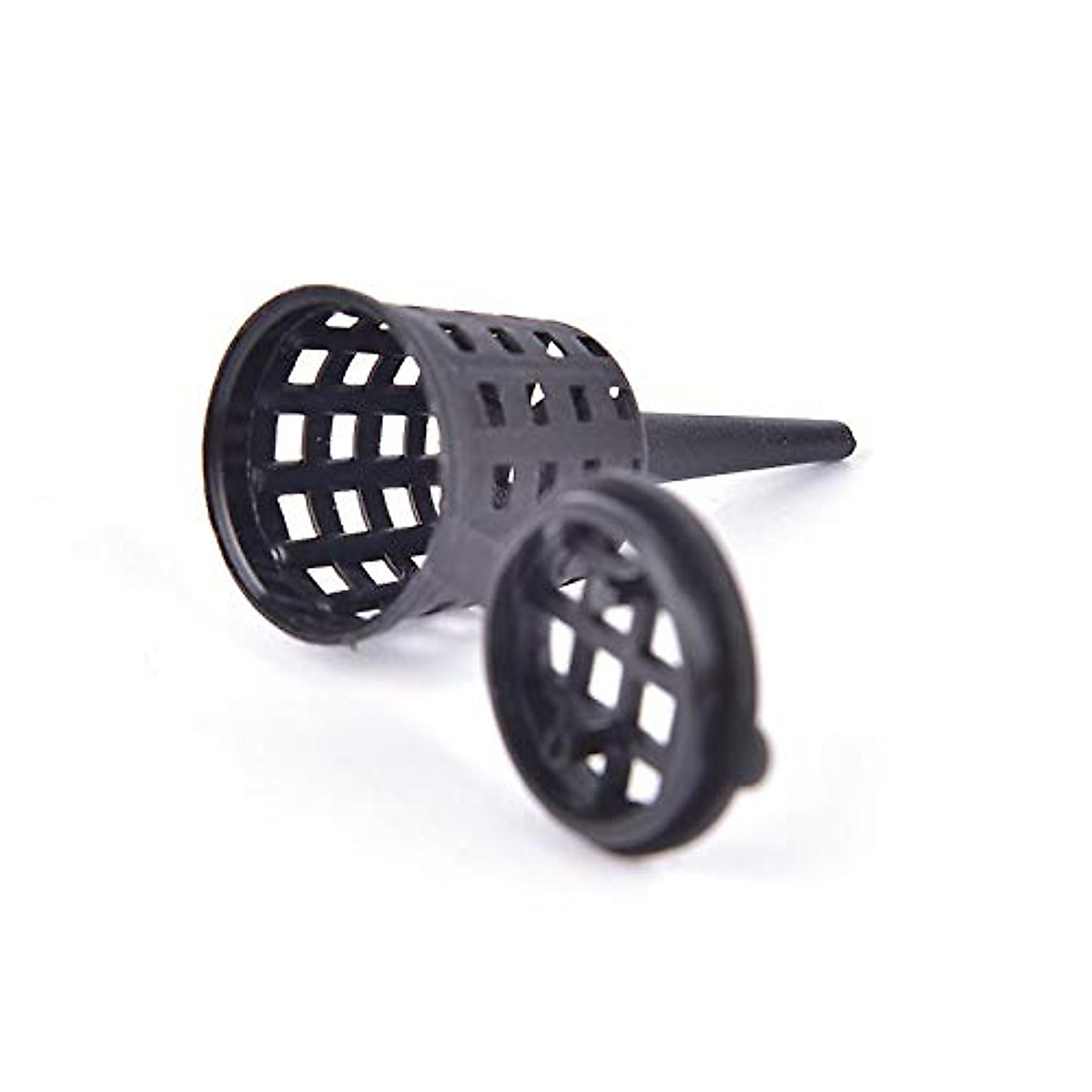 OBANGONG 100PCS Fertilizer Mesh Baskets Garden Nursery Pots Portable Aquarium with Lid Planting Nutrition Cups for Succulent,Orchid,Bonsai