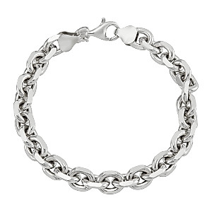 Silpada 'Linked Away' Chain Bead Bracelet in Sterling Silver, 7.5"