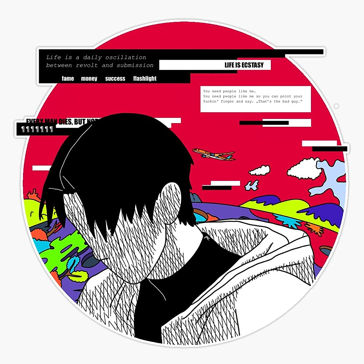 JB Print The Holy Trinity Pt. 2 Vinyl Decal Sticker Car Waterproof Car Decal Bumper Sticker 5"