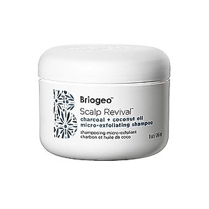 Briogeo Scalp Revival Charcoal + Coconut Oil Micro-Exfoliating Shampoo, Treatment for Dry & Itchy Scalp, Clarifying Shampoo for Build Up, Scalp Scrub for Oily Scalp, Vegan, Cruelty-Free, 8 fl oz