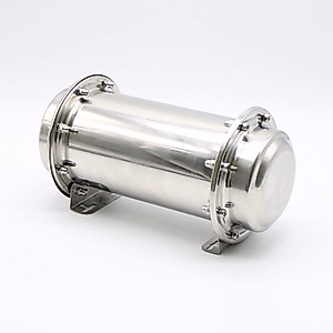 MAYAGU 10.2" Stainless Steel Time Capsule Waterproof Lock Container Storage Future Gift