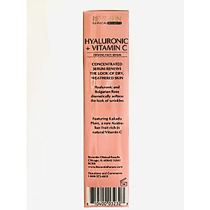 Reventin Clinical Results Hyaluronic+Vitamin C 88% Moisture