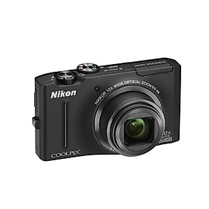 Nikon Coolpix S8100 12.1 MP CMOS Digital Camera with 10x Optical Zoom-Nikkor ED Lens and 3.0-Inch LCD (Black)