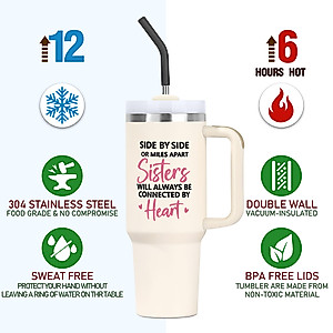 Sister Birthday Gifts from Sisters, Birthday Gifts for Sister, Sister Christmas Ideas Gifts, Christmas Mothers Day Unique Gifts for Sister from Sister, Best Sister Ever Gift Basket