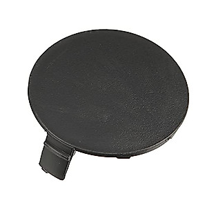 X AUTOHAUX 1 Pair Car Front Bumper Tow Hook Cover 53286-0R060 53285-0R060 for Toyota RAV4 2013-2015 Tow Hook Eye Lid Cover Trailer Cap Black