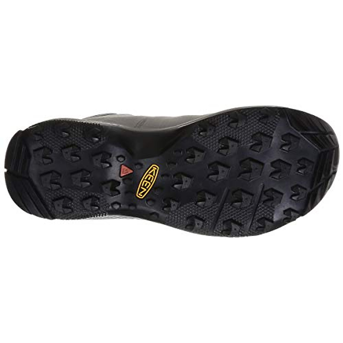 KEEN Men's Tempo Flex Mid Height Lightweight Waterproof Hiking Boot, Drizzle/Black, 12