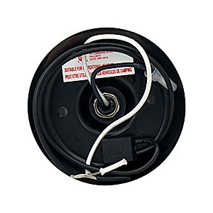 RecPro 2 RV Trailer Reading Light 12V LED Black