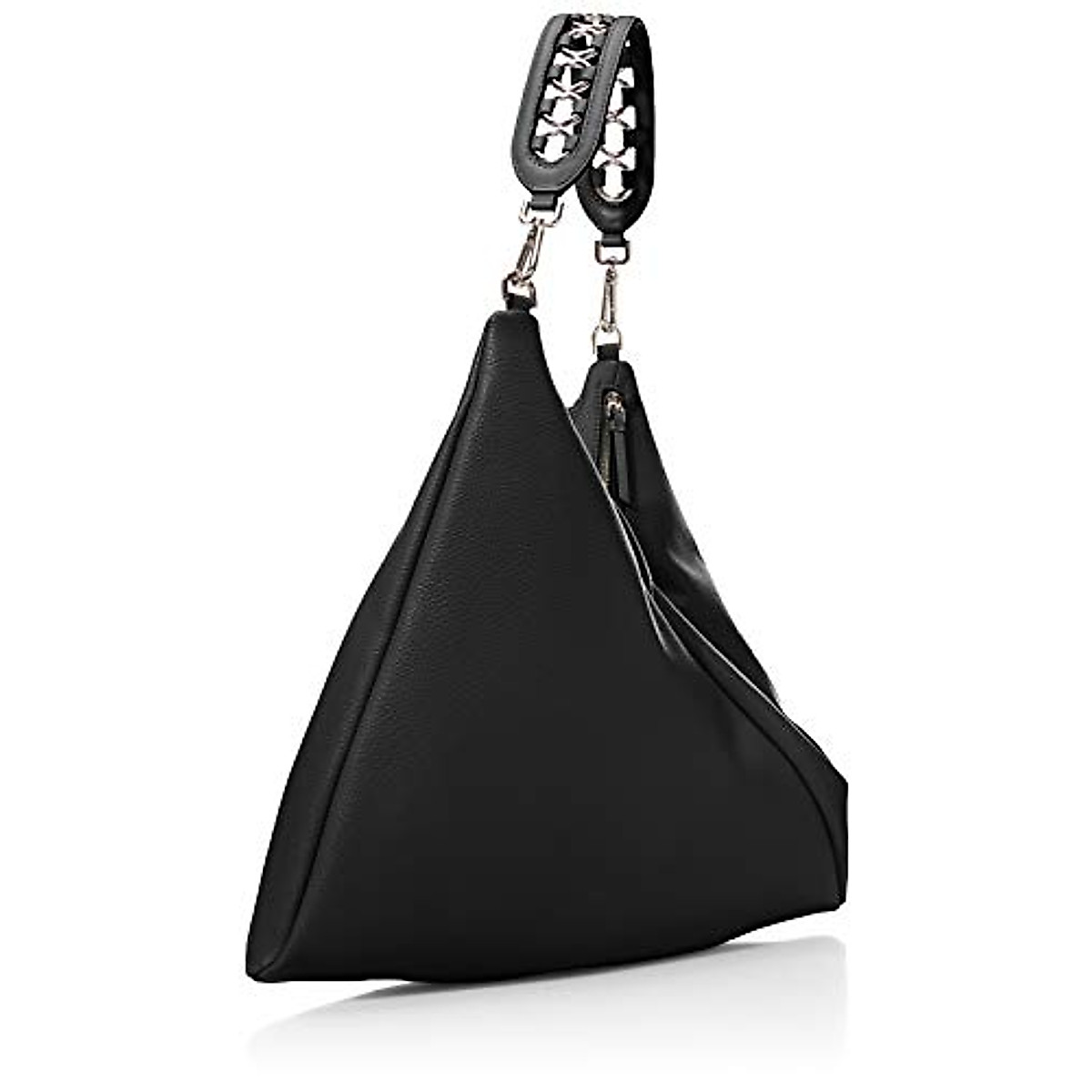 Calvin Klein Geo Rocky Road Hobo, Black/Silver