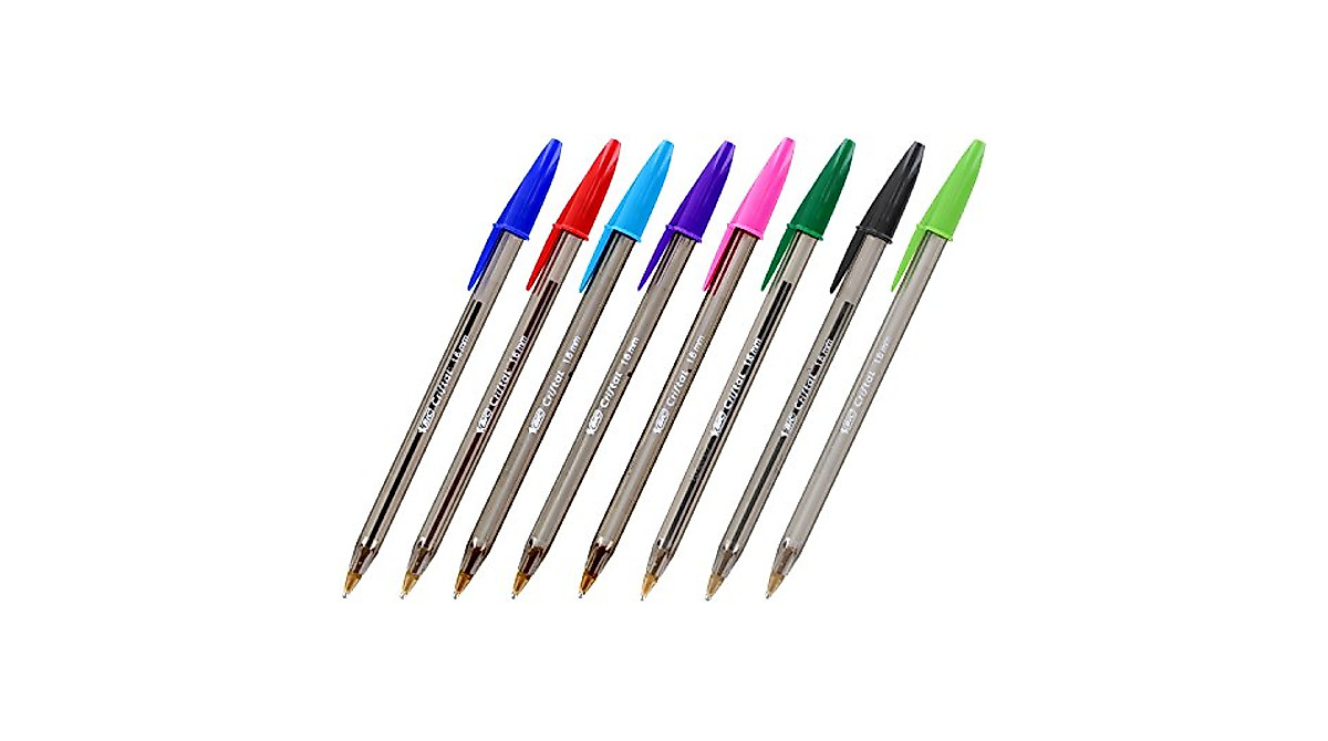 Bic Cristal Xtra Bold Pens - Assorted Colors Pack of 24