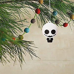 Hallmark Disney Tim Burton's The Nightmare Before Christmas 1" Miniature Shatterproof Christmas Ornaments, Set of 6 Mini Ornaments, Shatterproof