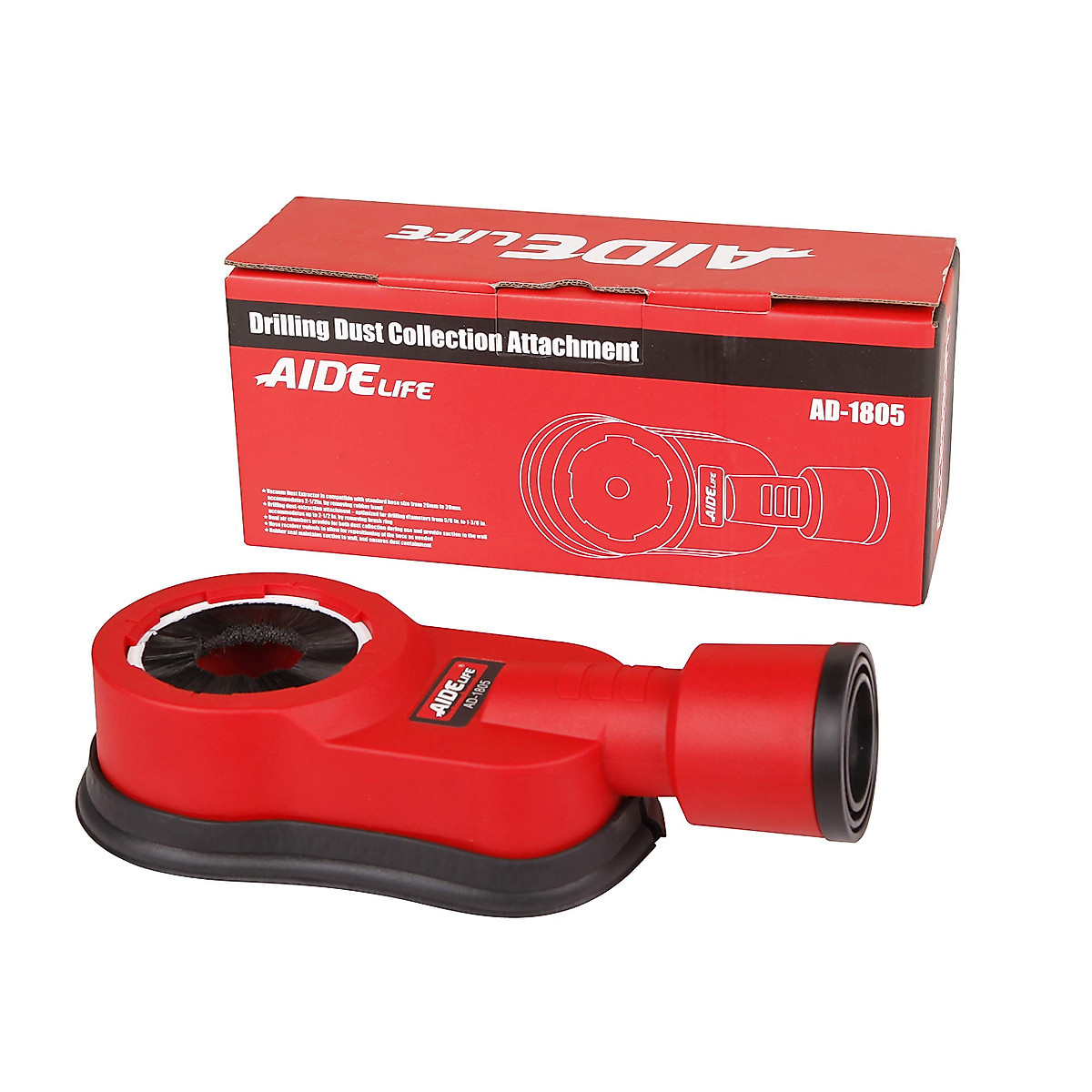 Aidelife Rotary hammer dust collection attachment,Universal Dust shroud for drilling