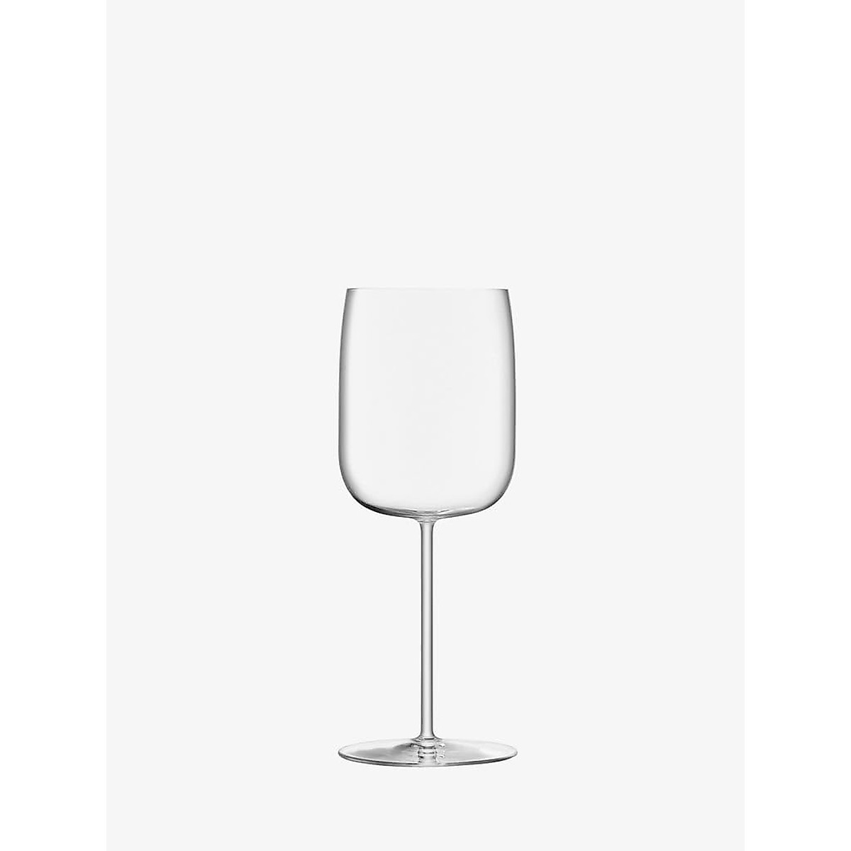 LSA International Borough Wine Glasses 13 oz, Set of 4, Luxury Elegant Modern Crystalline Drinking Glassware