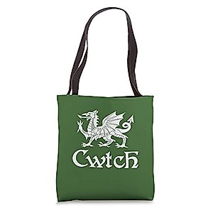 CWTCH - For fans of a big Welsh hug - Welsh Dragon design Tote Bag