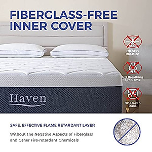 King Mattress Memory Foam, 14 Inch Mattress in a Box, CertiPUR-US Certified, Made in USA, Medium Firm Mattress