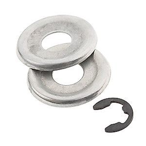 Hicello 10 Sets Clutch Drum Washer, Clutch Washer and E-Clip Kit Replacement for STIHL 017 018 021 023 025 MS170 MS180 MS230 MS210 MS250 9460 624 0801/0000 958 1022