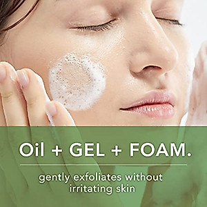 Cica Sensitive Skin Face Wash Cleanser - Korean Facial Cleansing Foaming Gel & Makeup Remover, Exfoliating, Acne, Great for Oily Skin