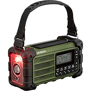 Sangean MMR-99 AM/FM-RBDS/Bluetooth/AUX/Weather/Multi-Powered Digital Tuning Emergency Radio, Forest Green