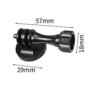 VIZEMO 2 Pack Aluminum Tripod Monopod Mount with Aluminum Thumbscrew Threaded,Mount Adapter Tripod Mount for Gopro Hero 11,10, 9, 8, 1/4 Tripod Adapter for Gopro and DJI OSMO Insta 360 Action Camera