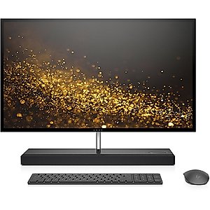 HP ENVY 27-inch All-in-One Computer, Intel Core i7-7700T, NVIDIA GeForce GTX 950M, 16GB RAM, 1TB hard drive, 128GB SSD, Windows 10 (27-b110, Ash Silver)