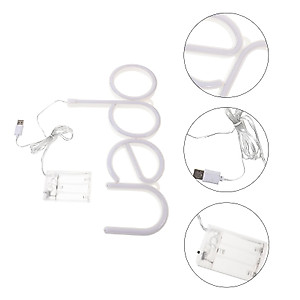 Homoyoyo LED Neon Open Sign Decorative Neon Lamp Festival Holiday Neon Light Decoration