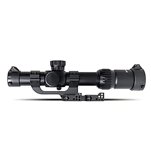 Monstrum G3 1-6x24 First Focal Plane FFP Rifle Scope with MOA Reticle | ZR302 Quick Release Scope Mount | Bundle