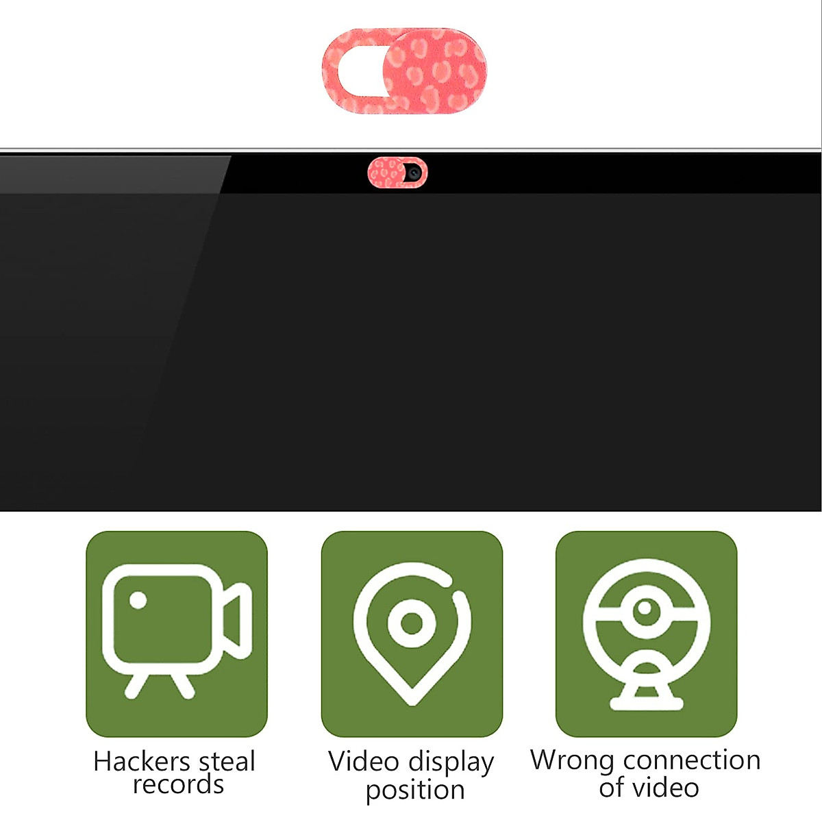 SOLUSTRE 10pcs Camera Cover Adhesive Webcam Slide Cover Tablet Camera Slide Laptop Camera Slide Laptop Webcam Cover Tableta Web Camera Slide Webcam Blocker Abs Slider Protector Computer