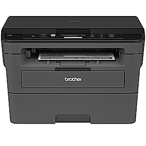 Brother Compact Monochrome Laser Wireless All-in-One Printer HL-L2390 for Business Office - Flatbed Print Copy Scan - 32ppm Print Speed, Duplex Two-Sided Printing, 250-Sheet, BROAGE USB Printer Cable