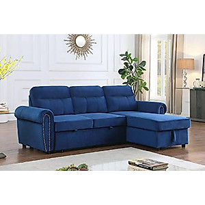 Lilola Home Ashton Sectional, Blue