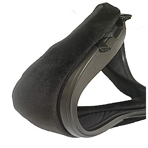 Cover for Oculus Quest face Foam -Super Soft and Made of 5% Spandex & 95% Polyester-Only fit The Oculus Quest Original face Foam-(2 Pcs Black)