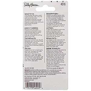 Sally Hansen Nail Rehab Charcoal Resurfacer - 46245 Exfoliator Women 0.4 oz