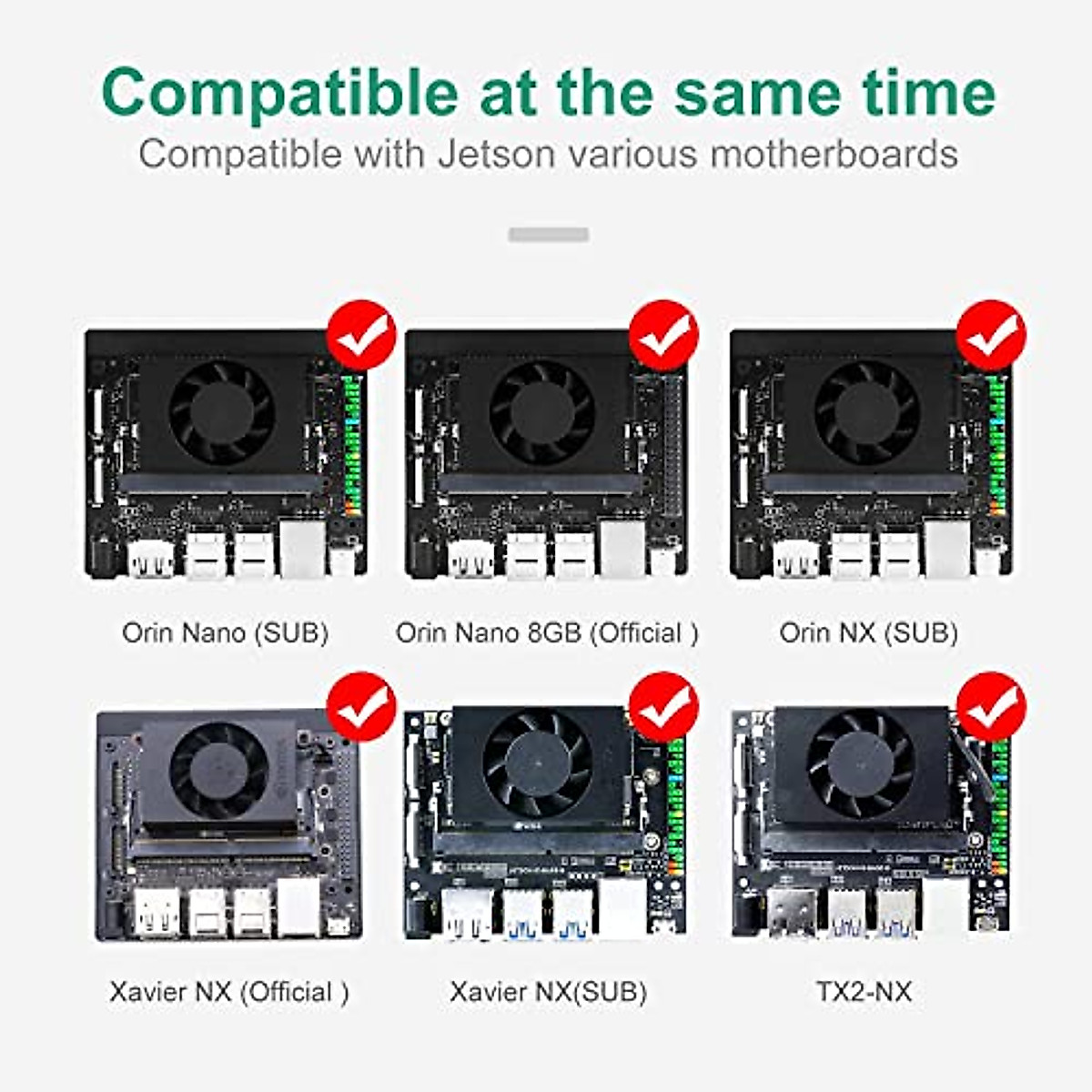 Yahboom Jetson Orin Nano/Xavier NX Case Acrylic Protective Case with WiFi Antenna Strong Transparent Precise Hole Design (Installation Video on The Page)